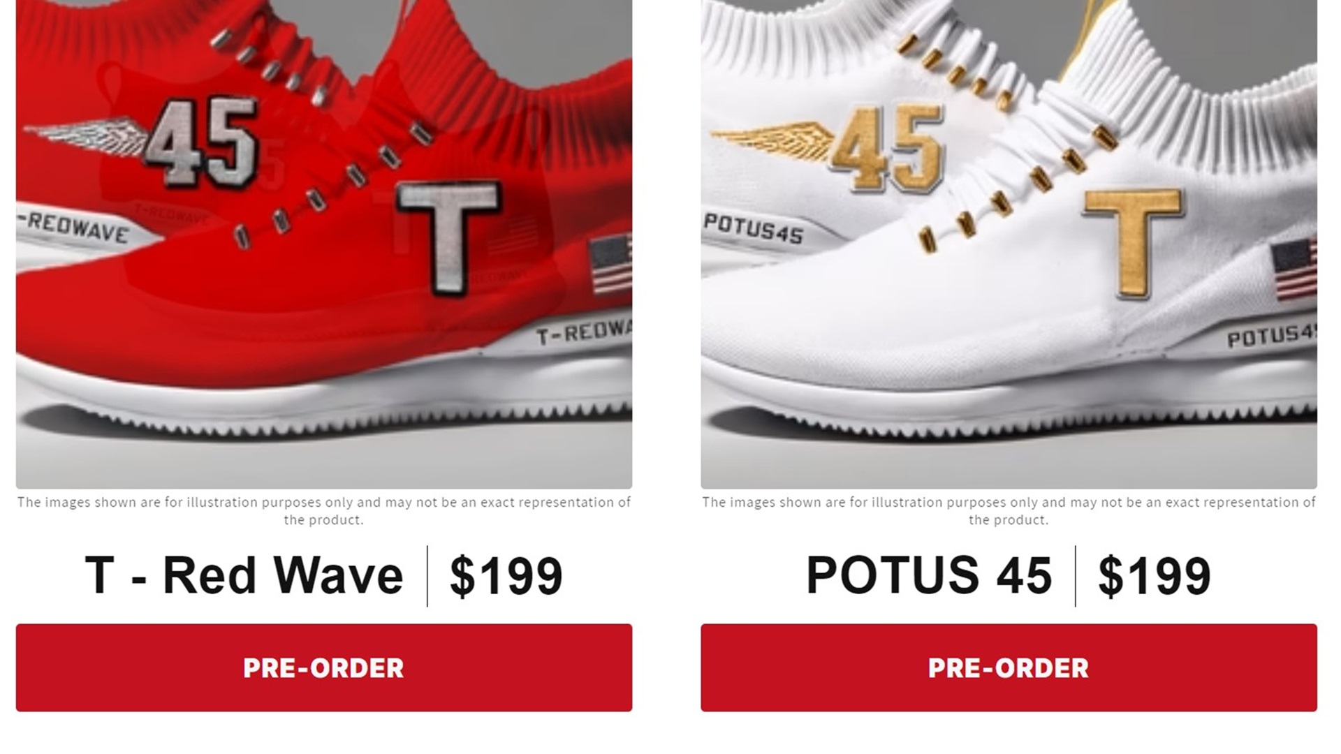 Would you spend $400 on Trump's golden sneakers?
