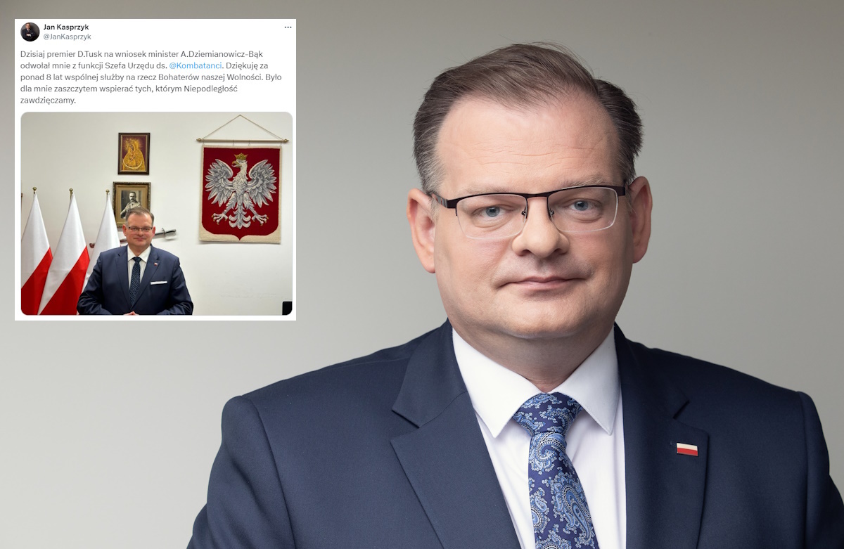 Jan Józef Kasprzyk odwołany z funkcji szefa UdSKiOR