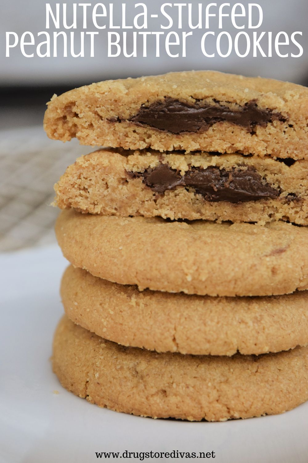 Nutella-Stuffed Peanut Butter Cookies Recipe