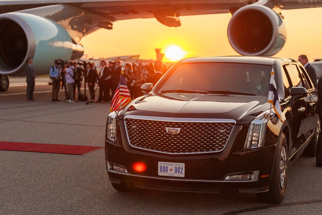 Take a look inside 'The Beast,' Trump's $1.5 million bulletproof ...