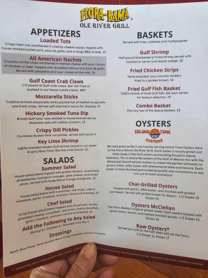 Flora-Bama Ole River Grill: Where great food meets legendary beach bar ...