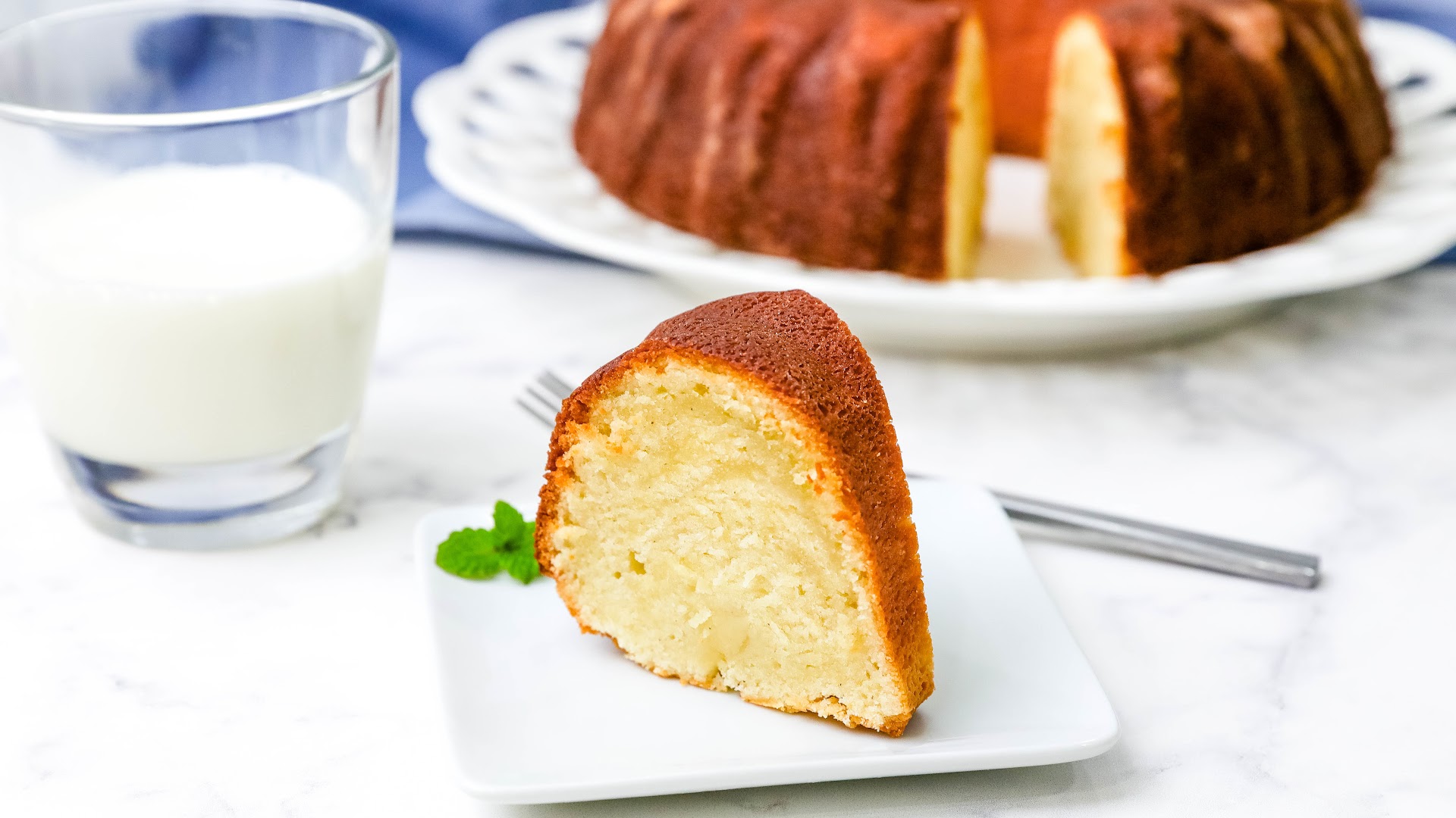 This cream cheese pound cake is absolutely wonderful