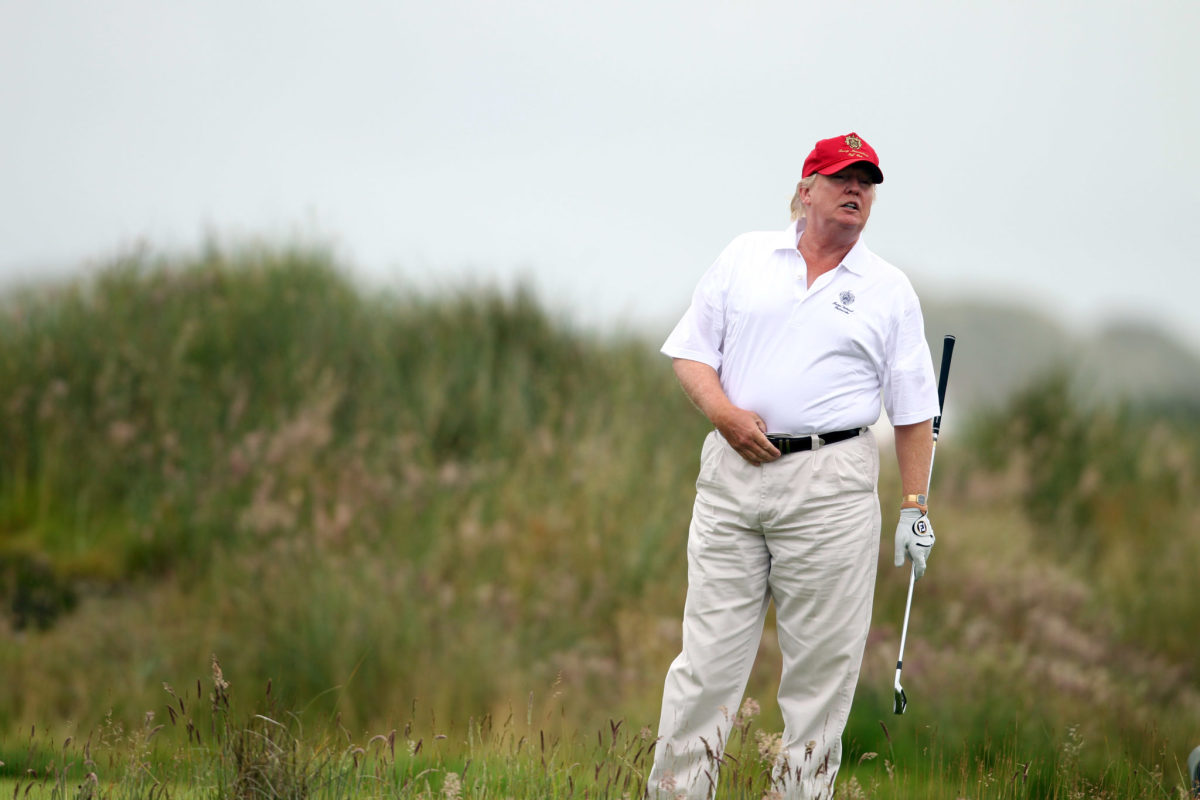 Everyone Has Same Reaction To President Trump's Golf Handicap