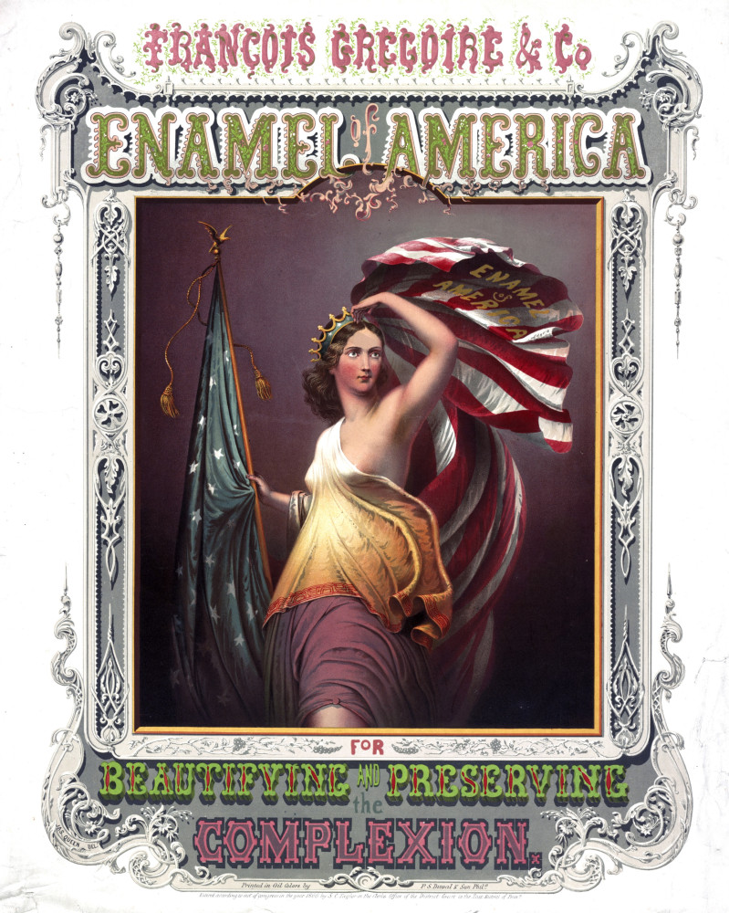 Who was Columbia, the first personification of America?