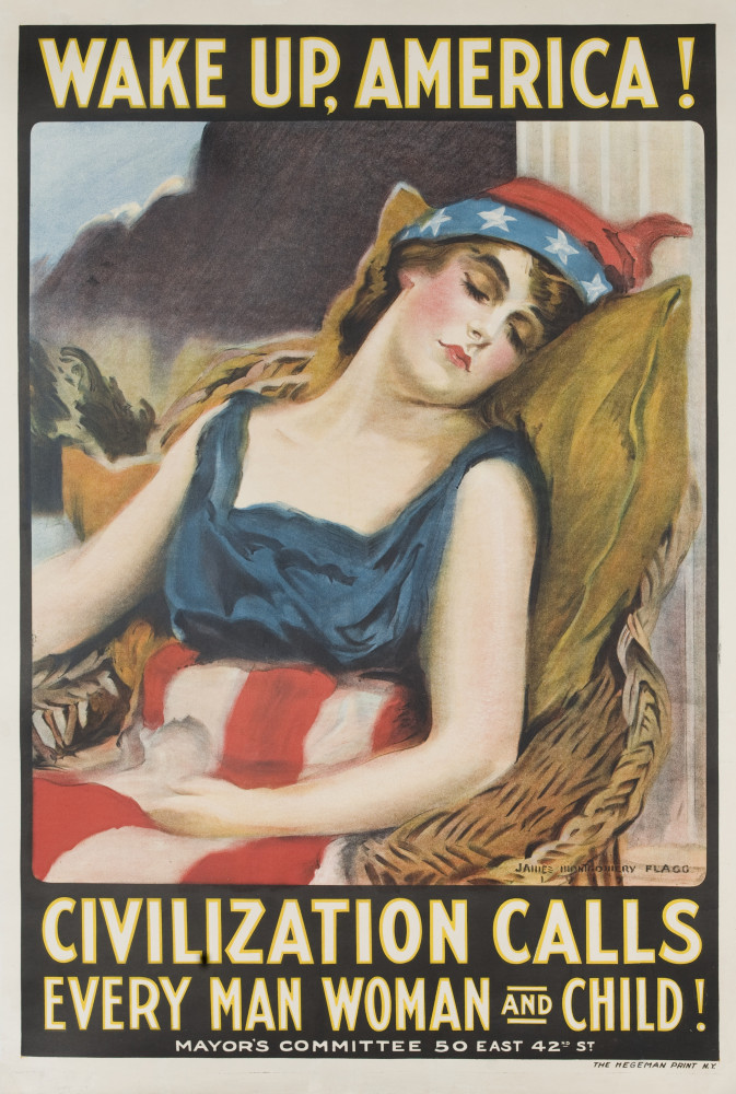 Who was Columbia, the first personification of America?