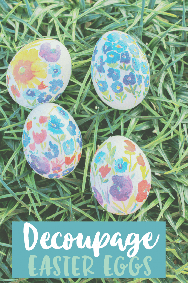 Decoupage Easter Eggs