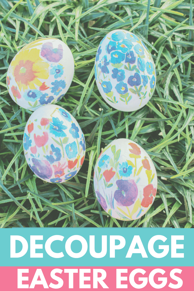 Decoupage Easter Eggs