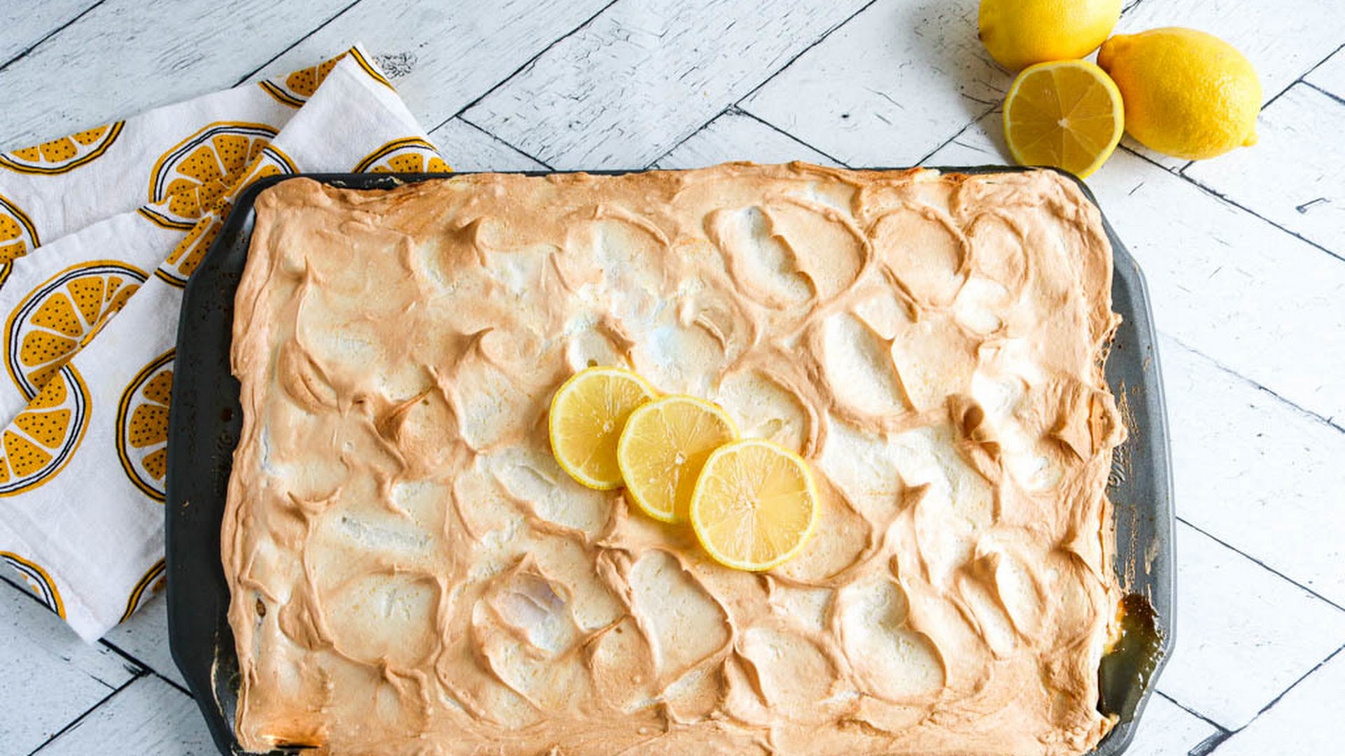 This Slab Pie Recipe Is A Delicious Way To Serve Lemon Meringue Pie To ...