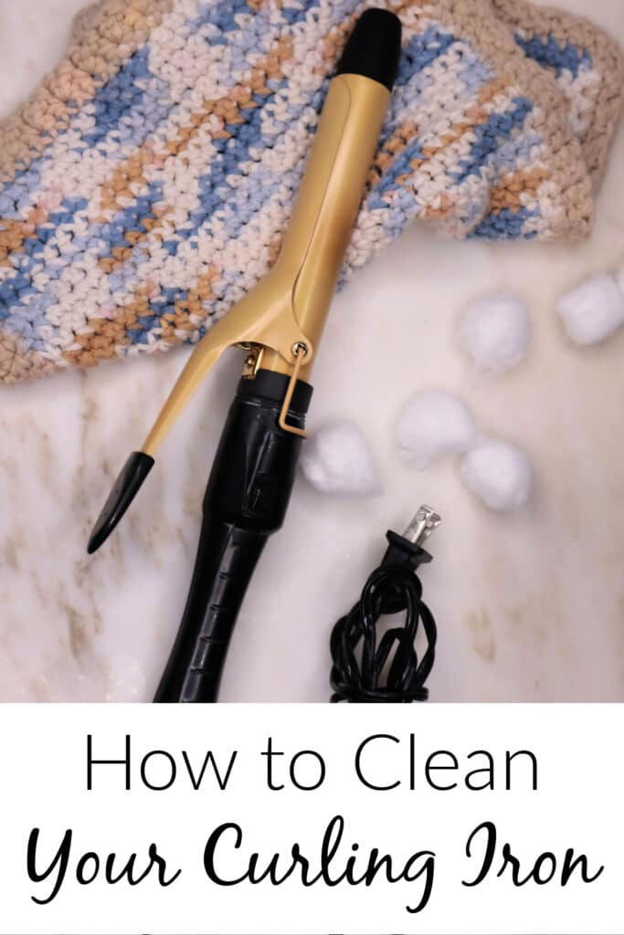 How to clean a sticky curling iron - easy steps