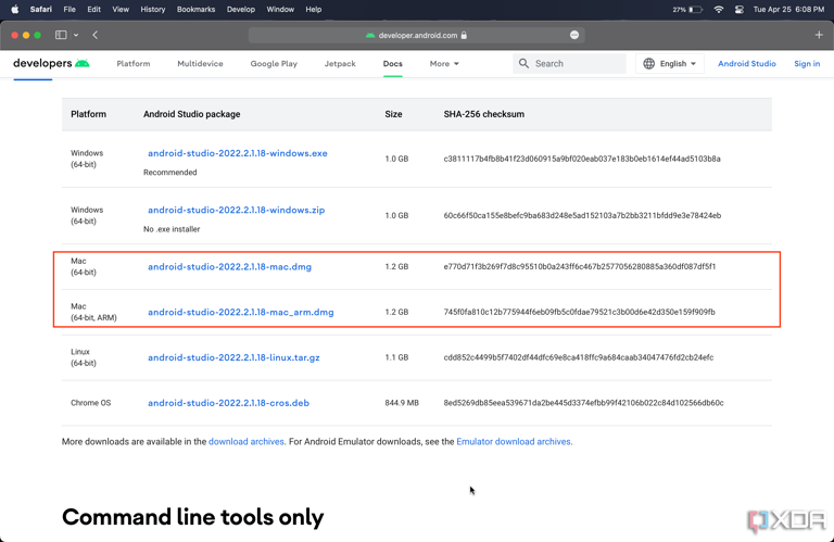 How to install Android apps on macOS