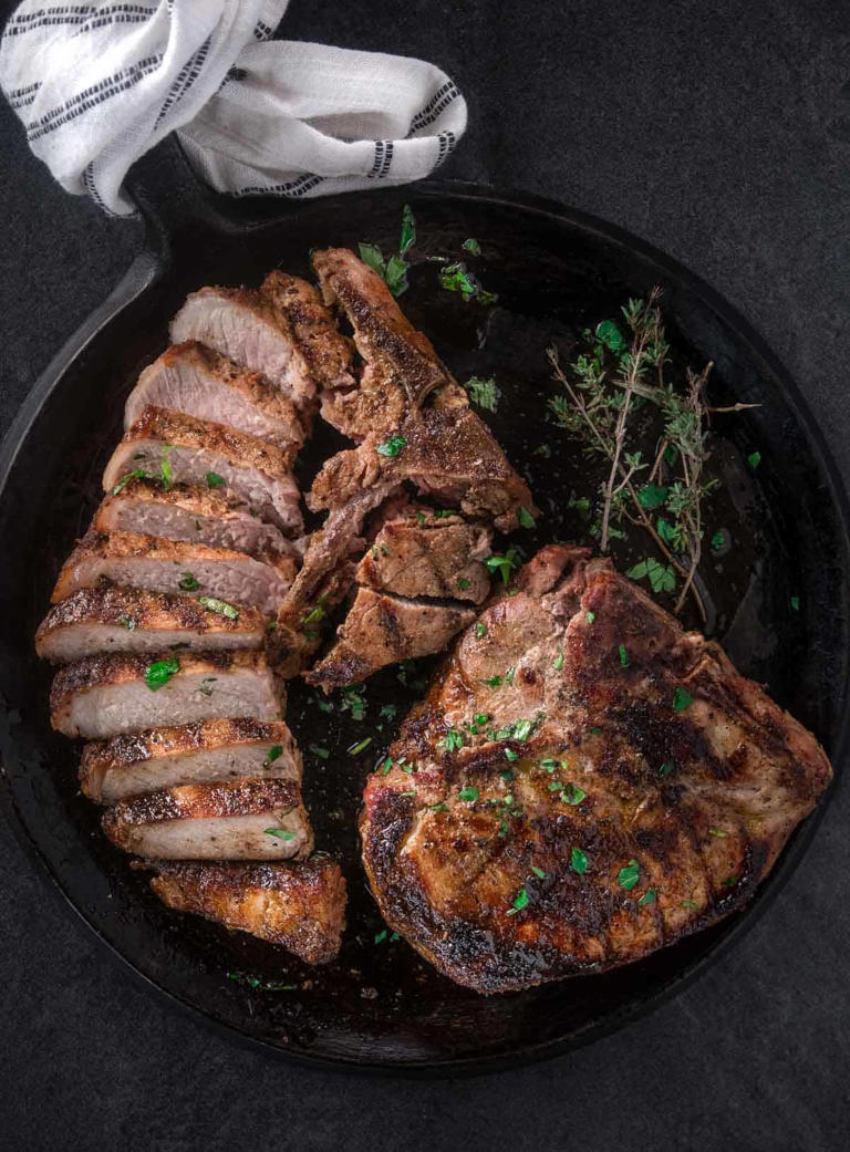 Easy Grilled Pork Steaks