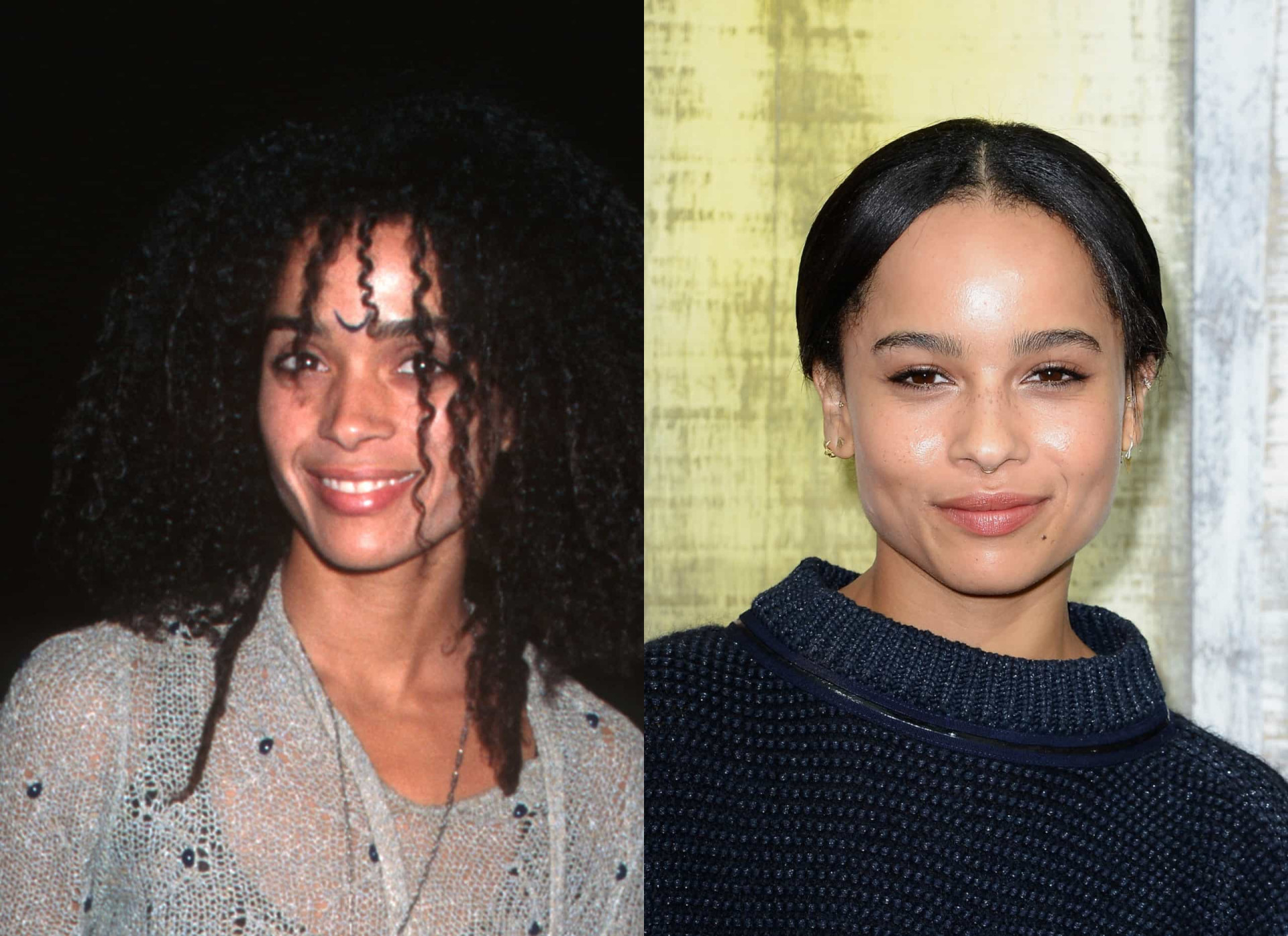 Celebrity mothers and daughters at the same age