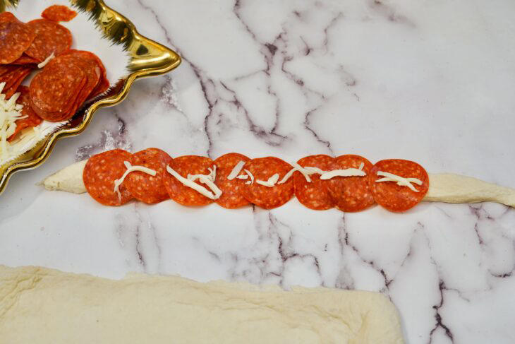 Pizza-Inspired Pepperoni Roses