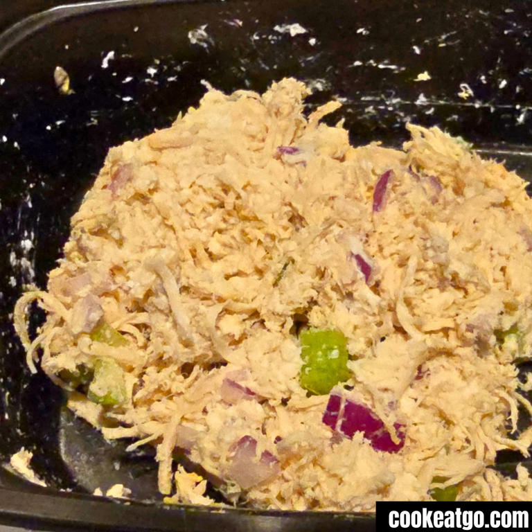 Zero point chicken salad recipe with no mayo!