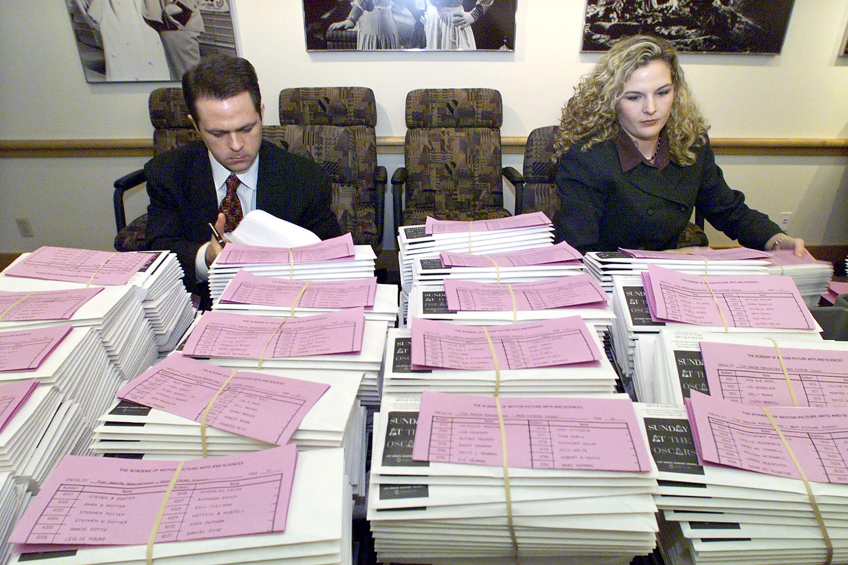 How are winners of the Oscars chosen?