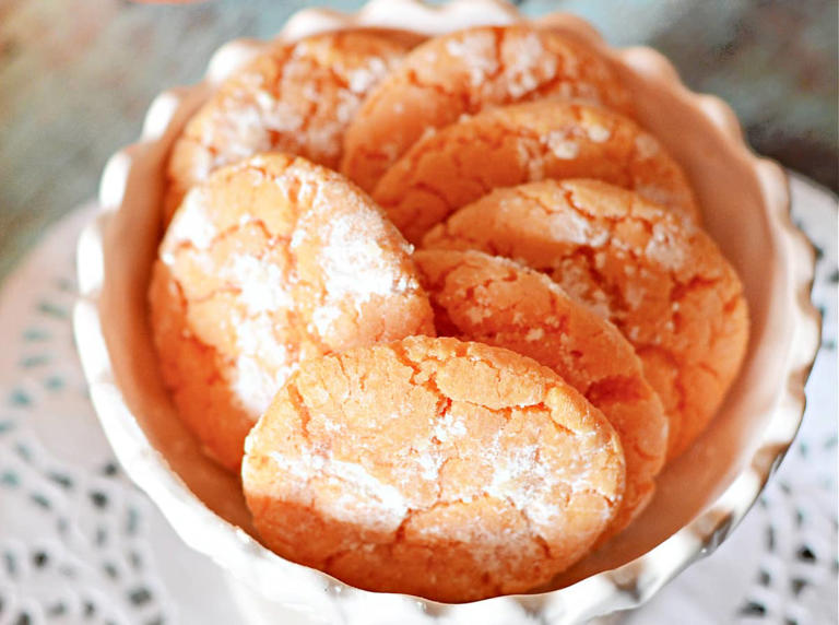 Cake Mix Orange Creamsicle Cookies Recipe