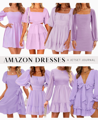 Shop these pretty new dresses in purple hues