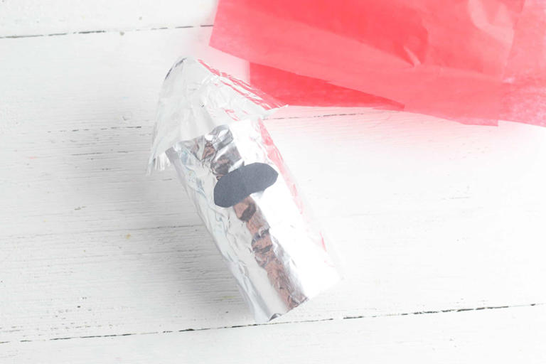 Recycled Toilet Paper Roll Rocket Craft