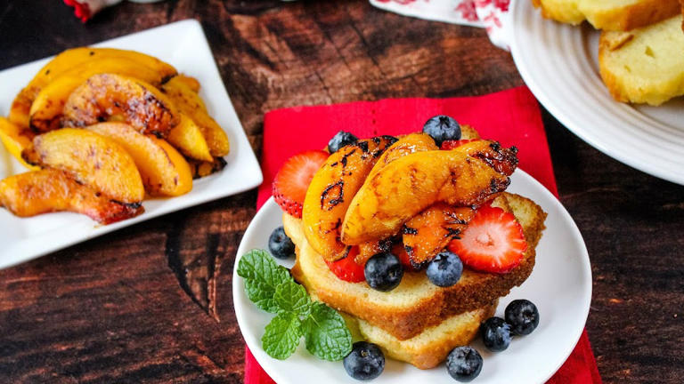 Who knew you can make fresh peaches even better by grilling them ...