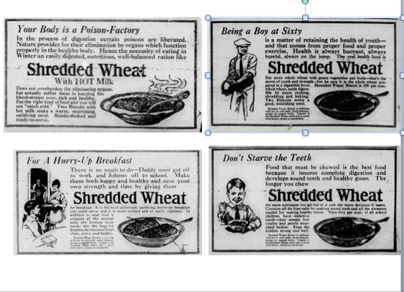 'Your body is a poison factory' — Cereal ads from a century ago