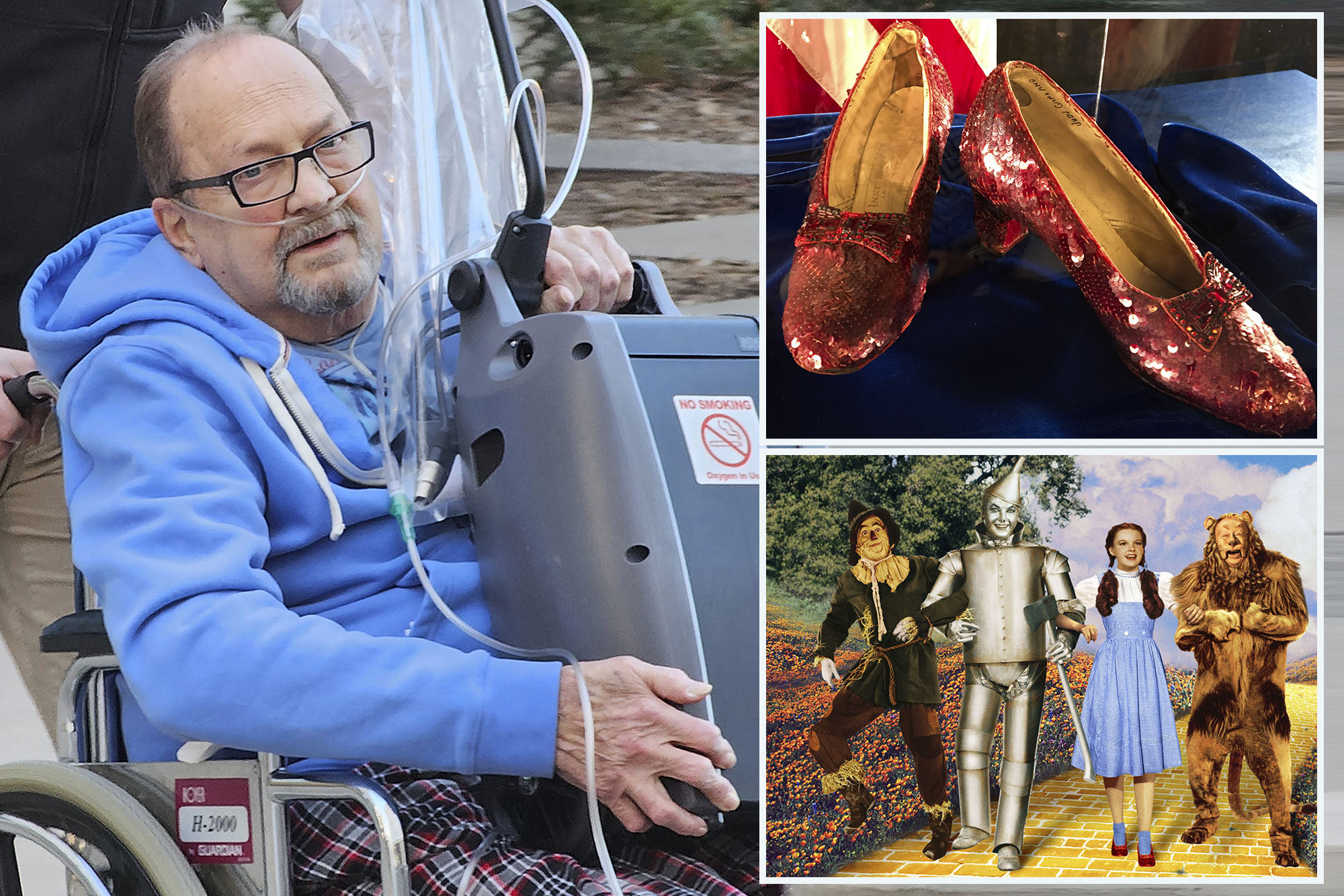 Thief involved in hiding stolen ruby slippers from ‘The Wizard of Oz ...