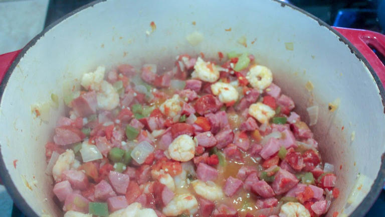This casserole is fabulous and full of so much flavor - jambalaya grits ...
