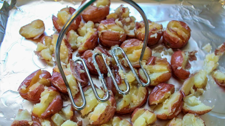 Another fantastic way to enjoy potatoes as a side dish - smashed ...