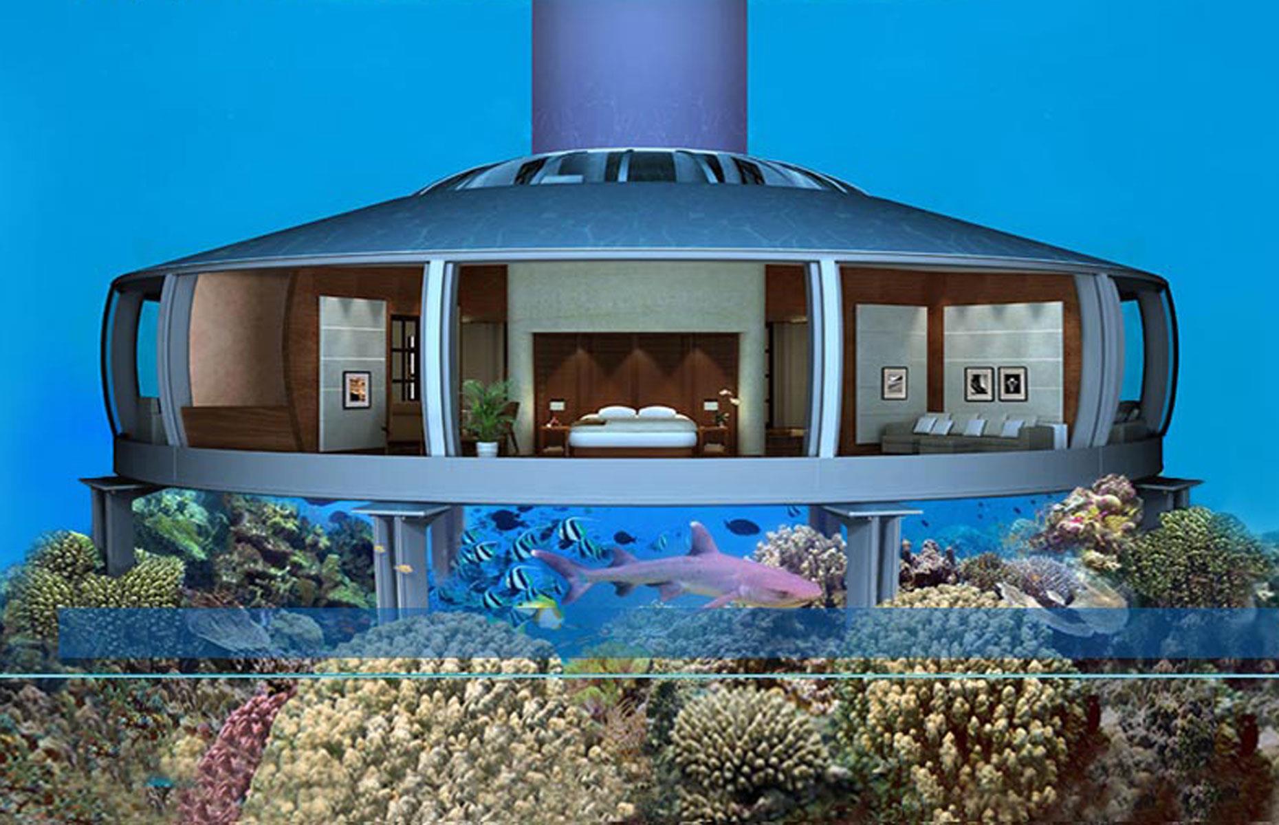 Explore the world's most amazing homes beneath the sea