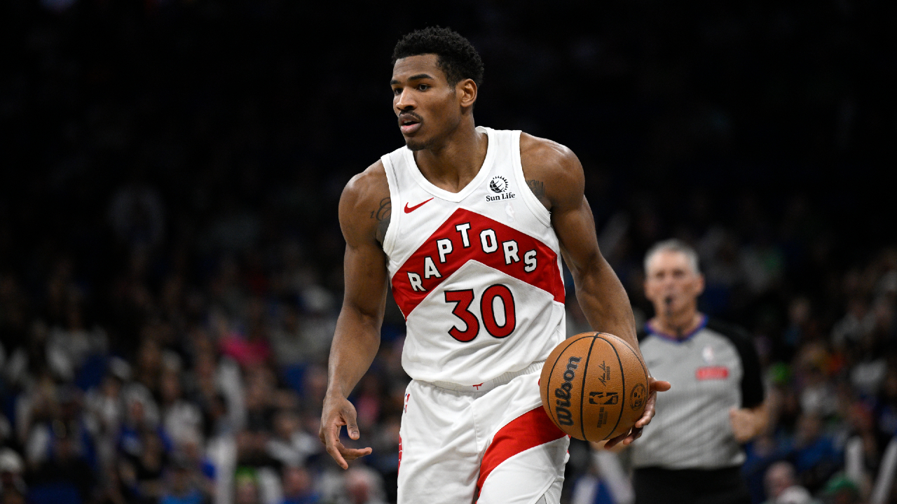 Raptors’ Ochai Agbaji out against Cavaliers