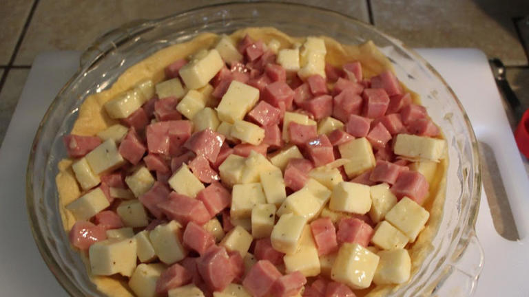 The Entire Kitchen Crew Gobbled This Ham And Cheese Pie Up In No Time