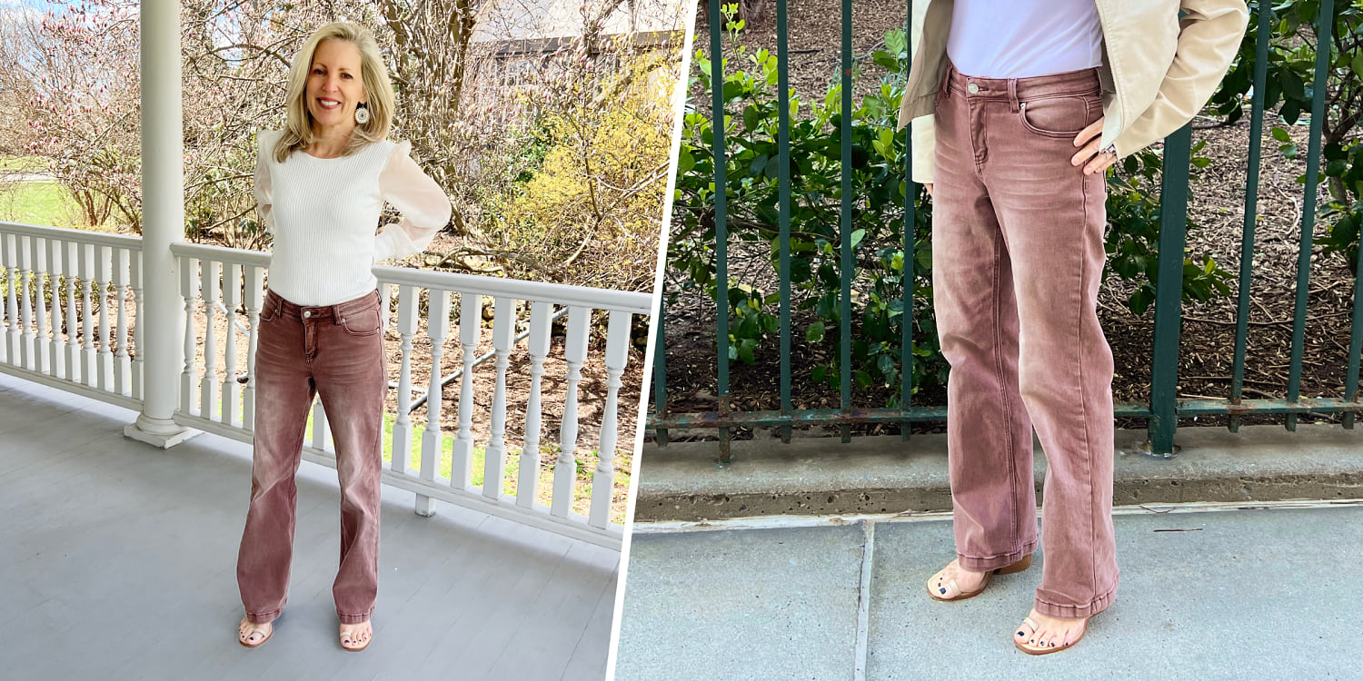 This pair of flare jeans doesn't 'overpower' my petite frame — plus ...
