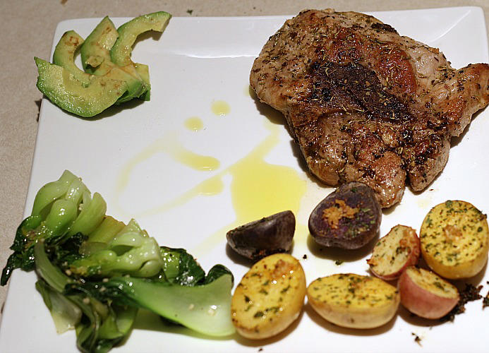 Garlic Butter Cast Iron Pork Chops Recipe