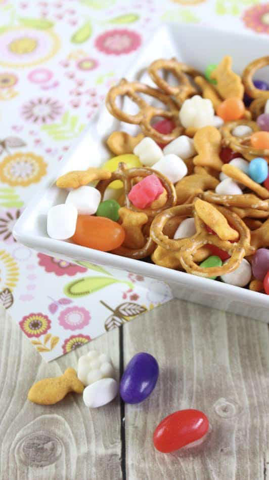 Leftover Easter Candy Spring Snack Mix