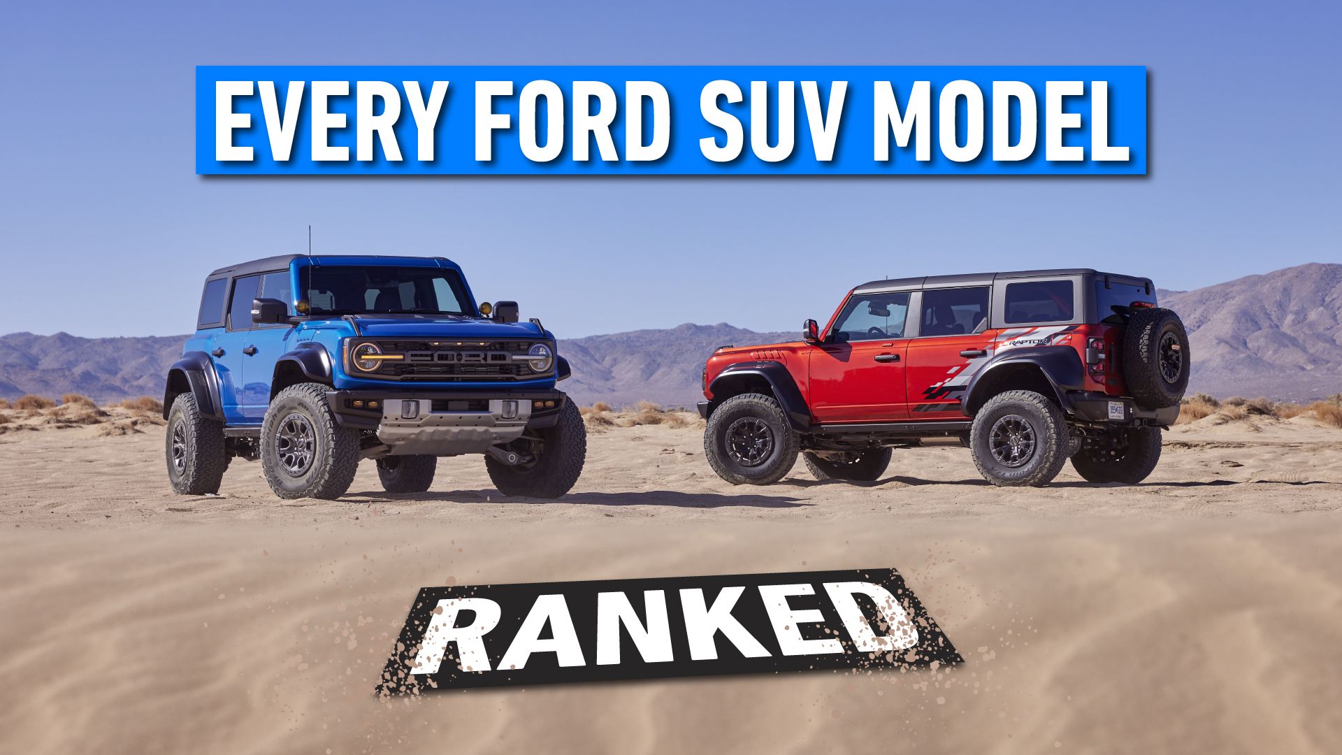 Every Ford SUV Model Ranked By Reliability