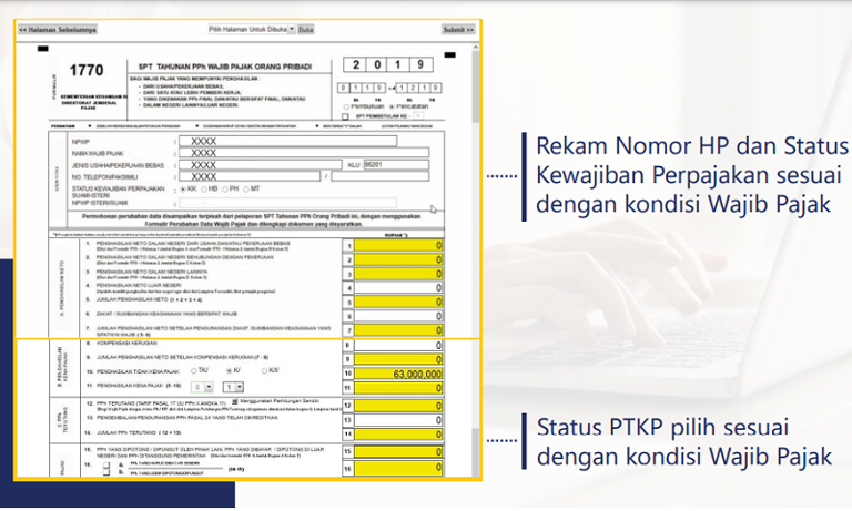 Cara Mengisi dan Lapor SPT Tahunan Pajak 1770, Terbaru dan Terlengkap