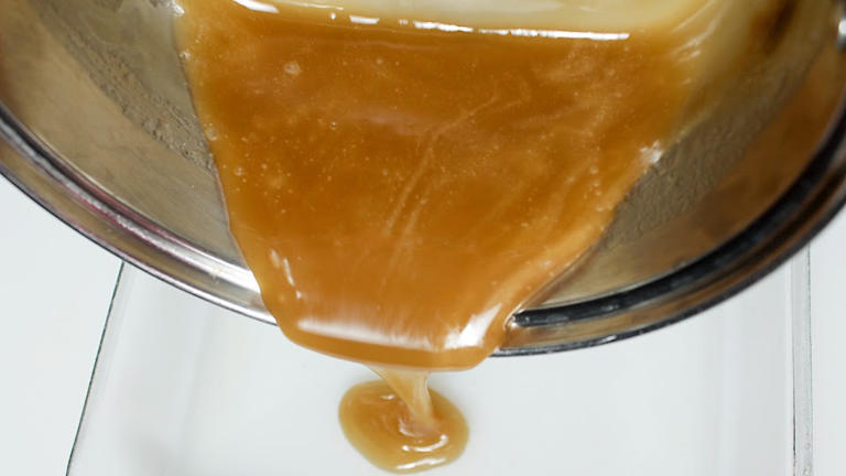 With A Gooey Caramel Nut Topping, This Is A Delicious And Easy Sticky ...