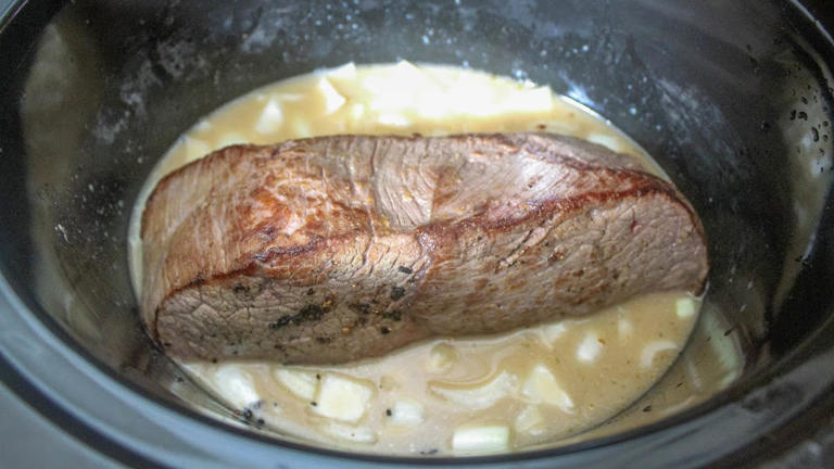 Wow, this beef roast slow cooks to perfection in the crock pot - slow ...