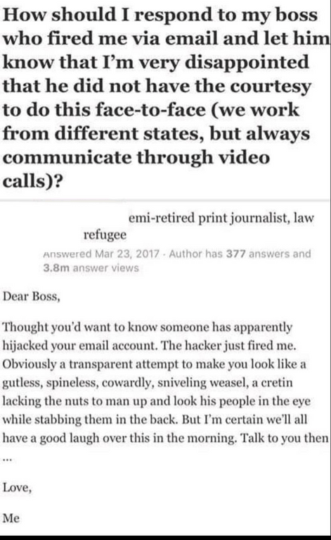 13 Quick-Witted Comebacks Making Good Points