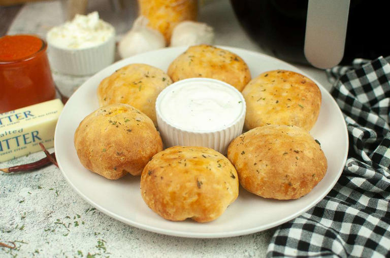 Easy Air Fryer Buffalo Chicken Bombs Recipe
