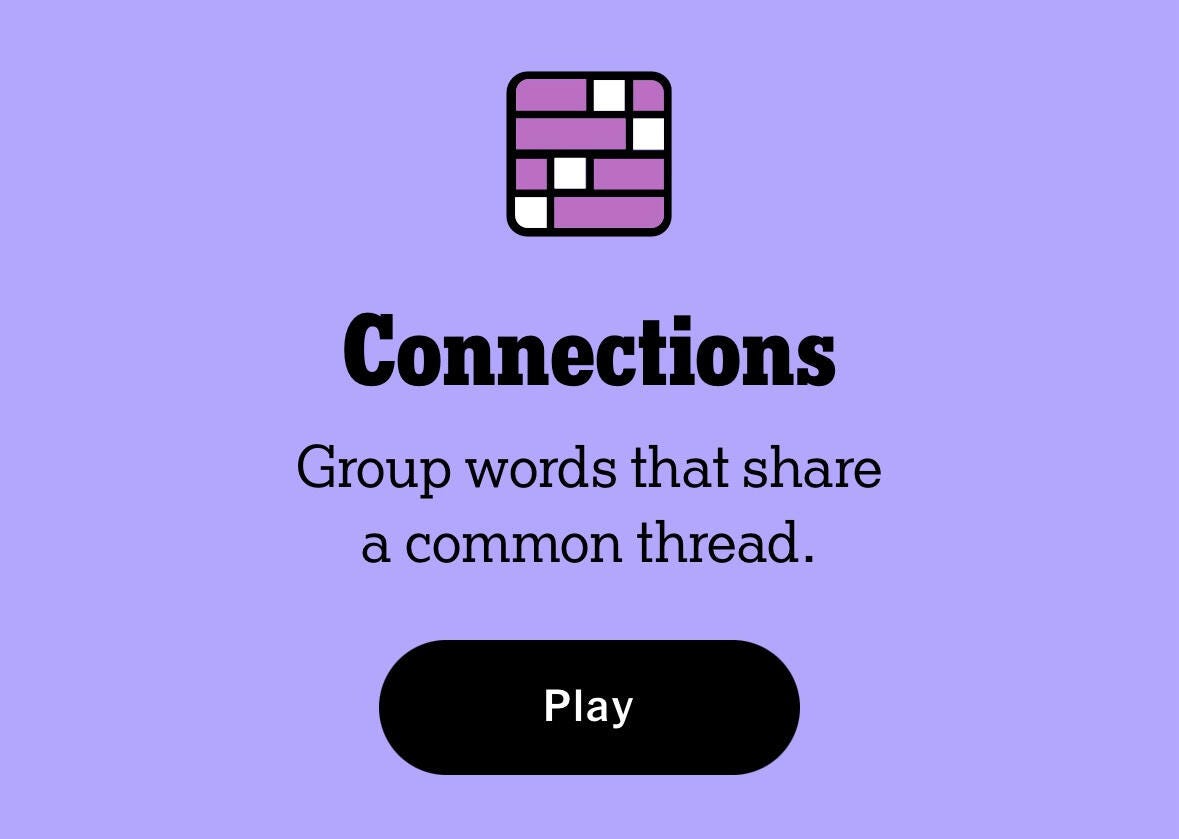 NYT Connections Puzzle: Here's a Great Hint to Help You Win