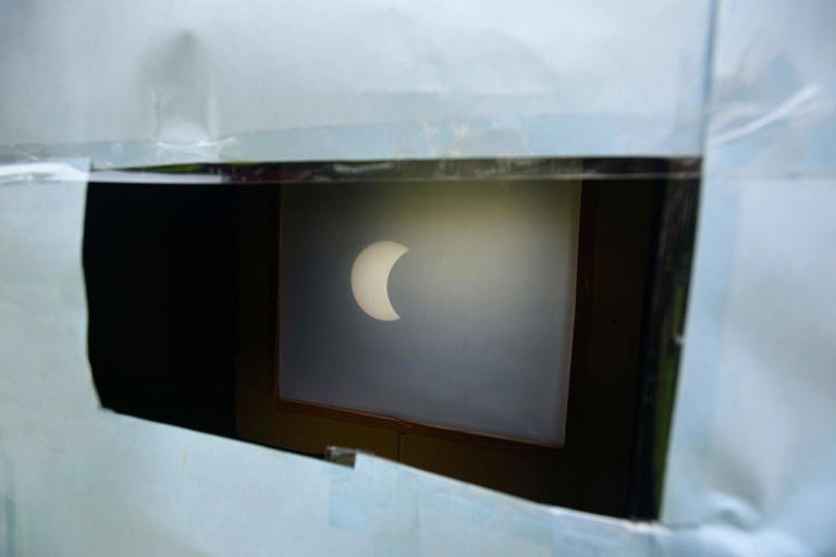 Sunrise partial solar eclipse happening this morning for parts of US