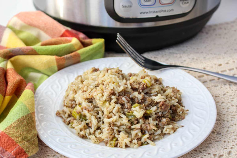 Easy Instant Pot Dirty Rice Recipe