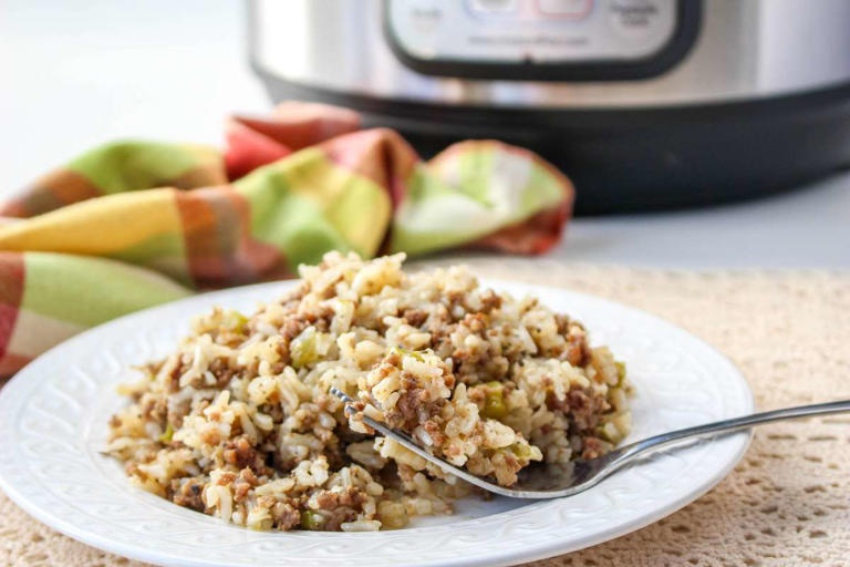 Easy Instant Pot Dirty Rice Recipe