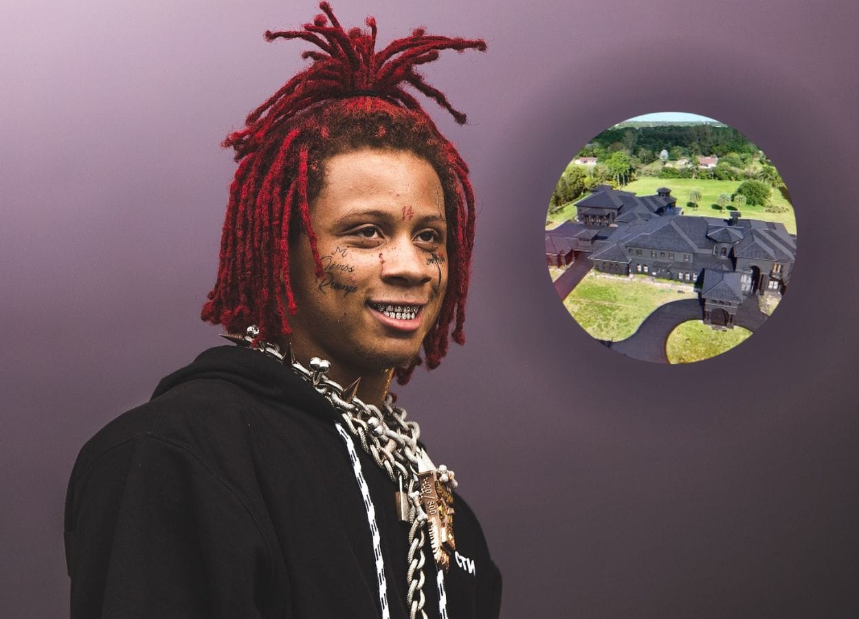Trippie Redd shows off his all-black Florida house on Insta & fans (and ...