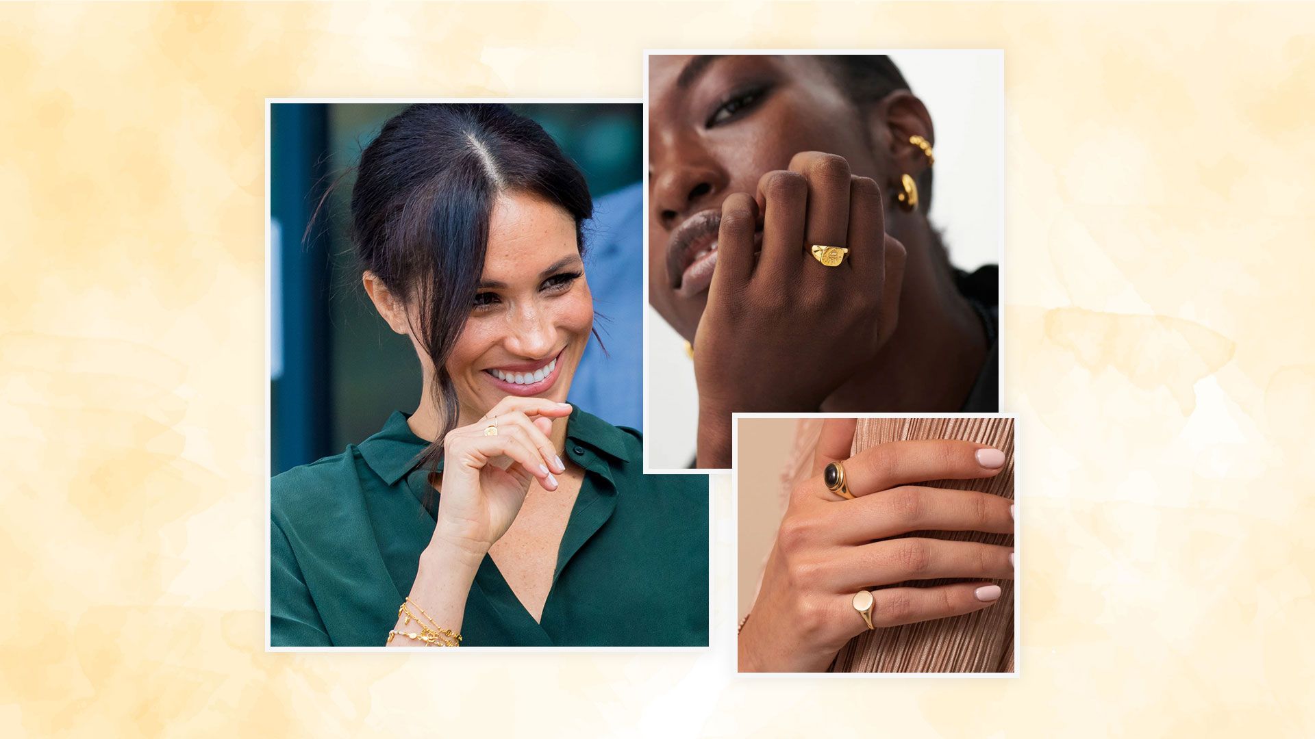 9 best signet rings for 2025: Pinky rings as seen on Meghan Markle ...