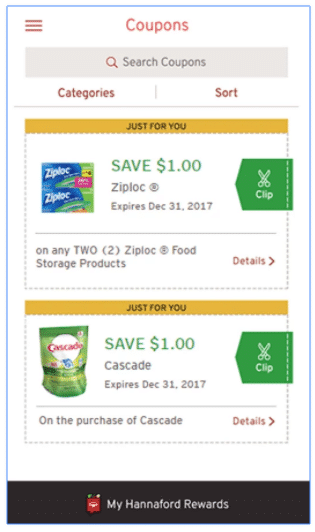 Hannaford rewards - earn cash back, clip coupons & more