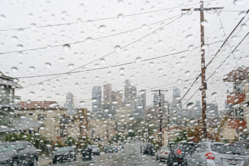 Evacuation warnings issued in LA area as heavy rain approaches