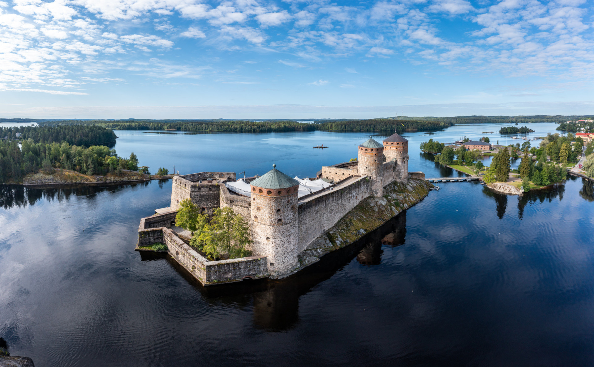 Striking castles set on great rivers