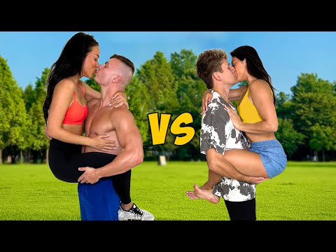 Athletic couples battle for dominance in an intense ultimate gymnastics ...