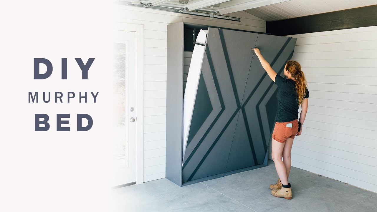 Build a Murphy bed with a folding wall design